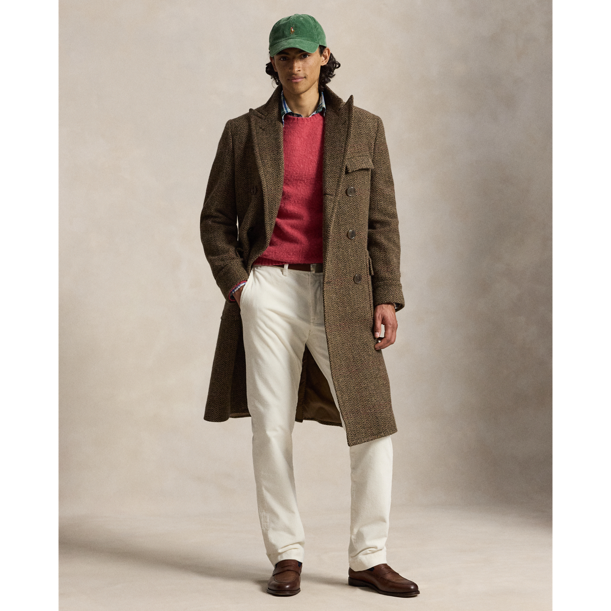 RALPH LAUREN Ralph Lauren Bedford Straight Fit Corduroy Trousers